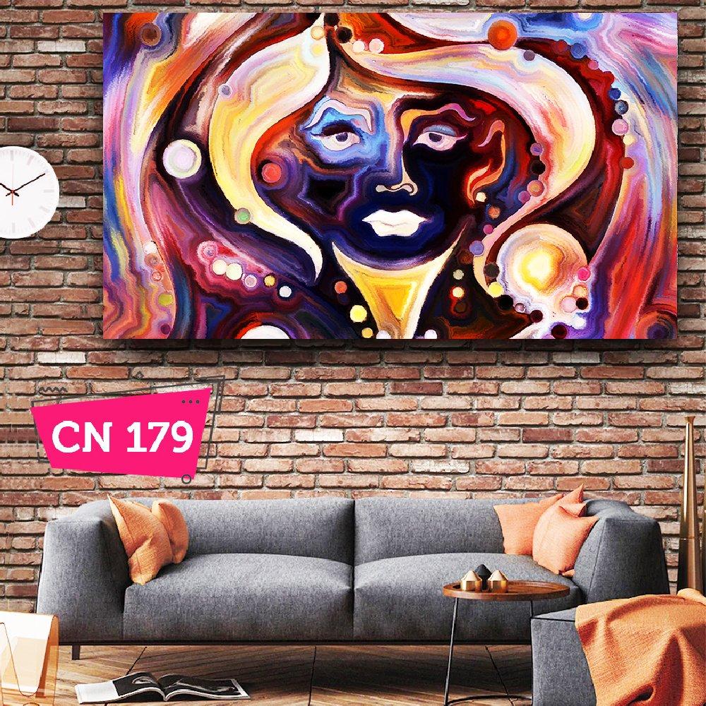 Zenci Zengin Kadın Yağlı Boya Görseli Kanvas Tablo - 87.68 TL + KDV